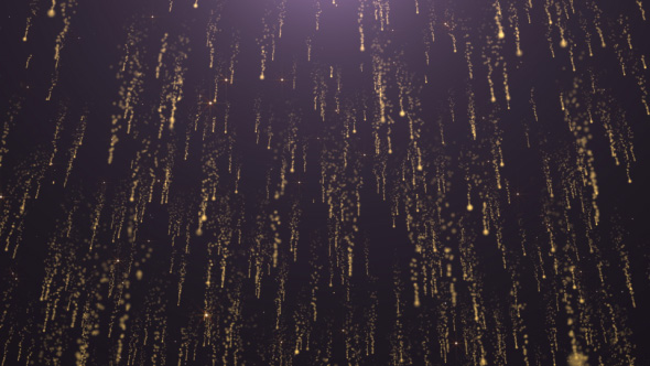 Gold Rain Background, Motion Graphics | VideoHive